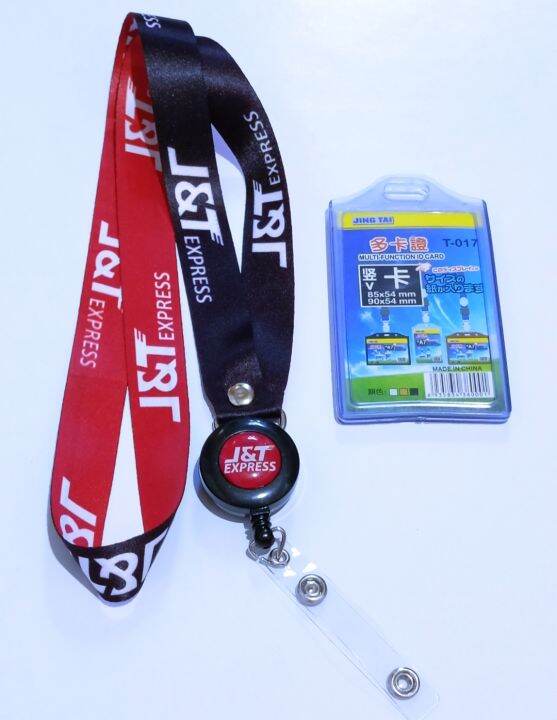 Tali id card JNT Express J&T Express READY STOK SATUAN | Lazada Indonesia