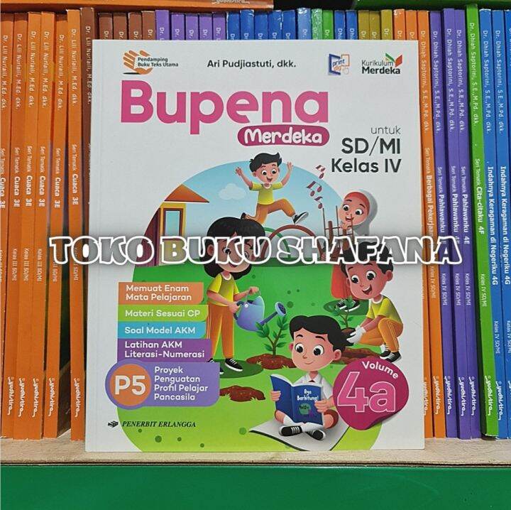 Buku Bupena Merdeka Volume 4A Erlangga Kelas 4 SD/MI Kurikulum Merdeka Kurmer | Lazada Indonesia