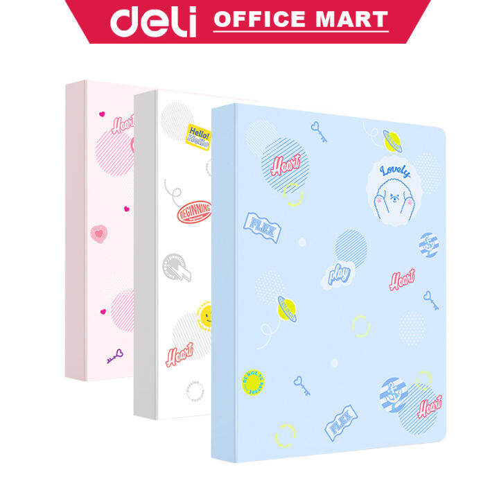 Deli Map Dokumen A4 File Organizer Map File Plastik 60 Lembar Pola ...