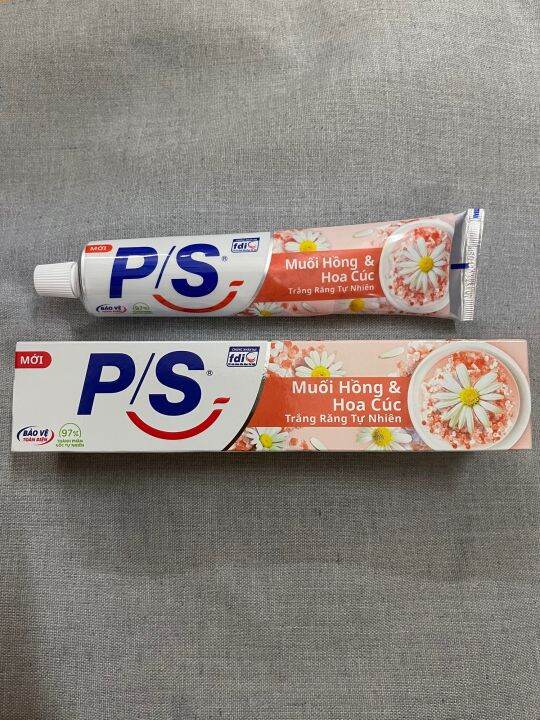Kem đánh răng P/S muối hồng và hoa cúc hộp 180g | Lazada.vn