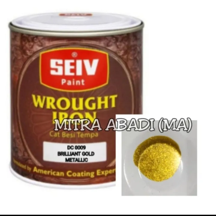CAT MINYAK SEIV 1KG GOLD METALLIC (DC 09) / CAT BESI TEMPA 1KG | Lazada Indonesia