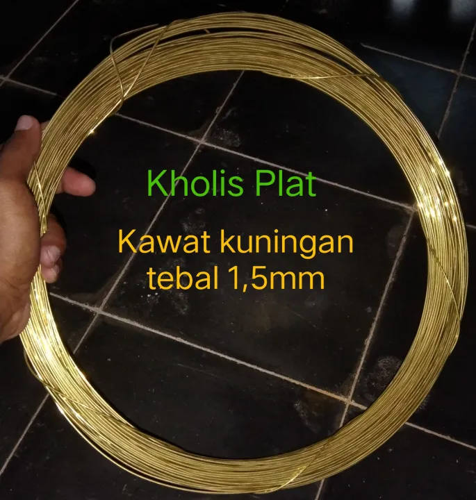 Kawat Kuningan tebal 1,5mm dan 1mm | Lazada Indonesia