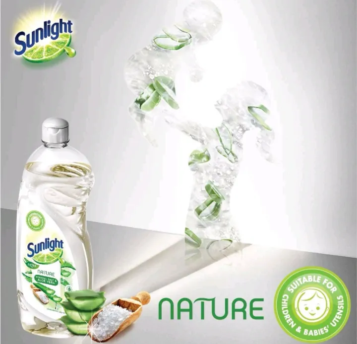 Sunlight Dishwash Liquid Extra Nature (900ml) | Lazada