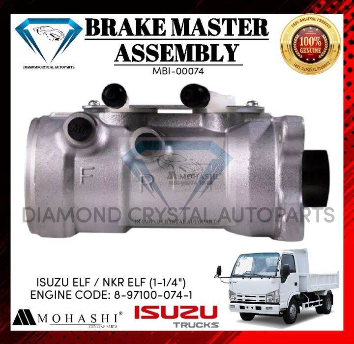 BRAKE MASTER ASSEMBLY ISUZU ELF / NKR 4BE1 ENGINE (1-1/4") ENGINE CODE ...