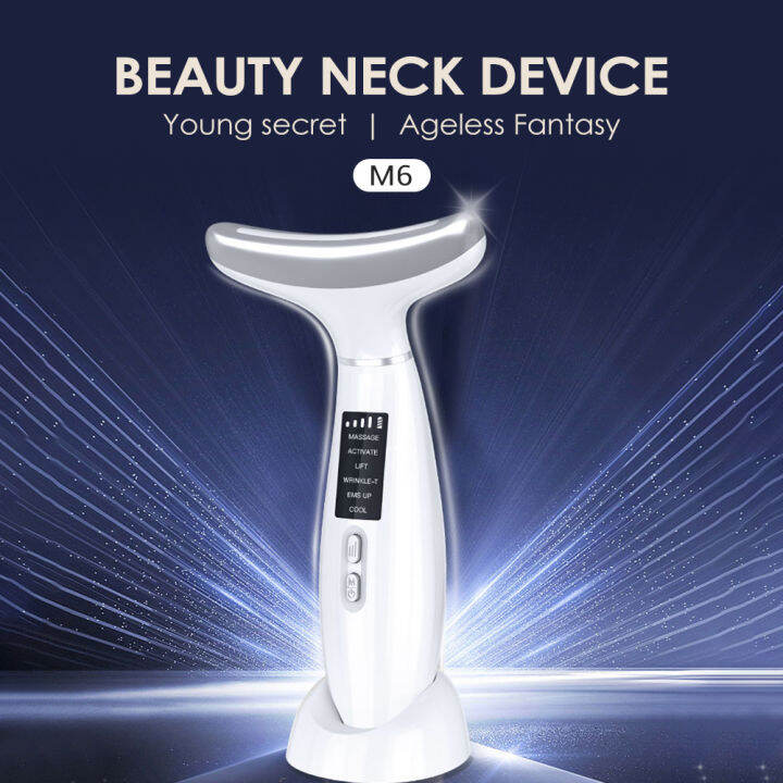 Hailicare EMS neck face lifting device with ice compress hot compress neck beauty apparatus anti ...