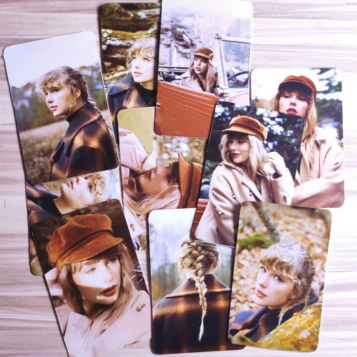 Taylor Swift 5pcs Set Photocards Waterproof High Quality | Red Evermore ...