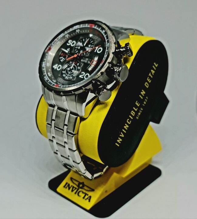 Invicta Japan Chronograph Movement Aviator Men's | Lazada