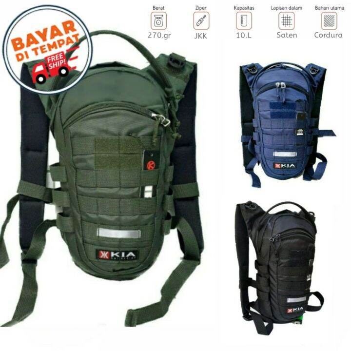 Tas Hydropack Sepeda Army Polisi Militer Ransel Tentara Gowes tactical TNI Tas outdoor | Lazada ...
