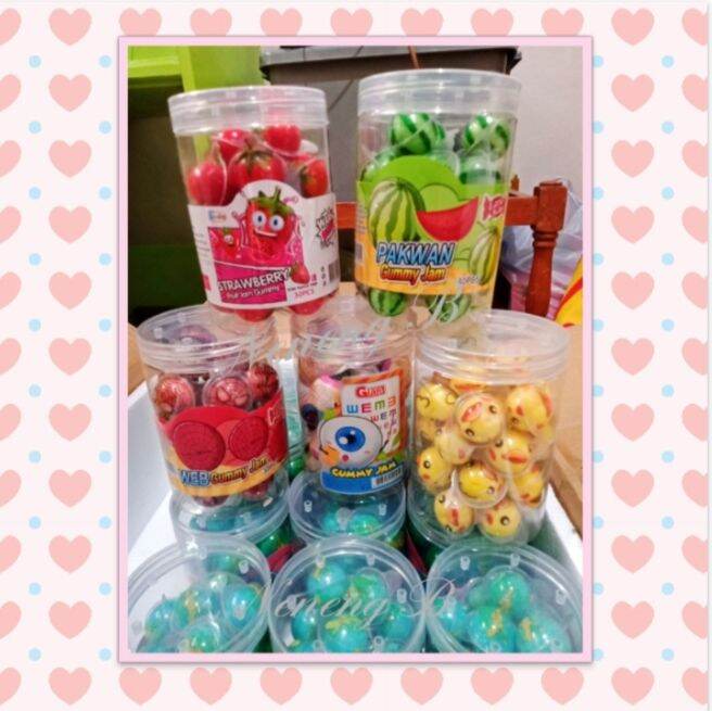 Pre-order RESTOCK Gummy Earth Fruit Jam Gummy With Filling 30PCS/Pack ...