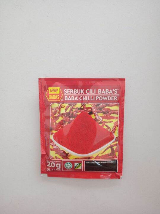 BABA'S CHILLI POWDER 20 G | Lazada