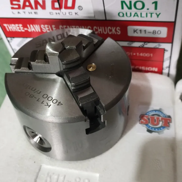 K11-80 CHUCK BUBUT 3 INCHI 3 Jaw CLAW BUBUT kepala mesin bubut 3inchi ...