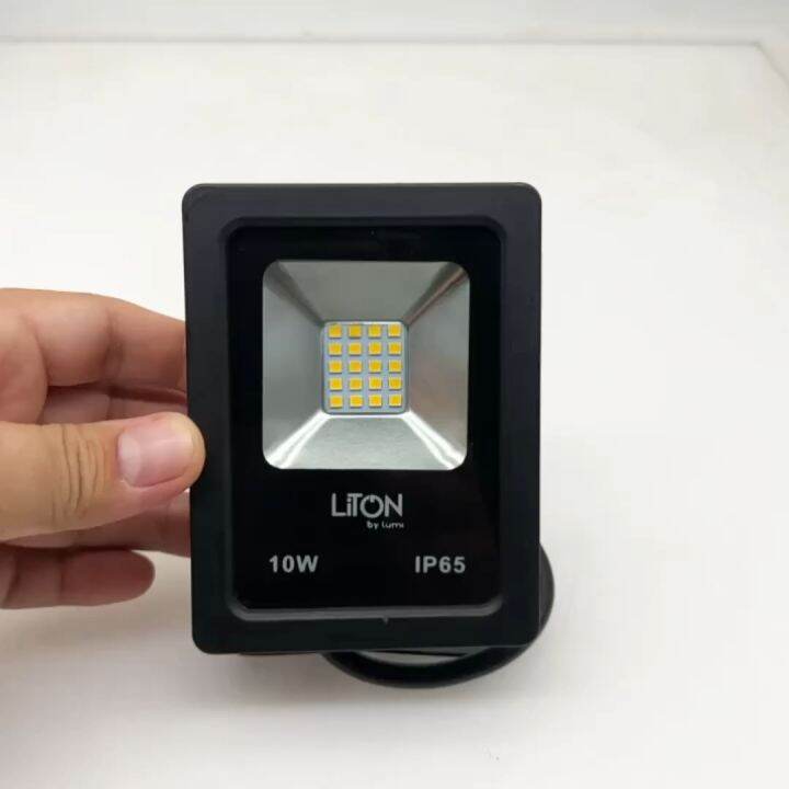 Liton ฟลัดไลท์ 10w 30w LED Floodlight รุ่น DURA กันน้ำ IP65 สปอร์ตไลท์ สปอร์ทไลท์ โคมไฟ | Lazada ...