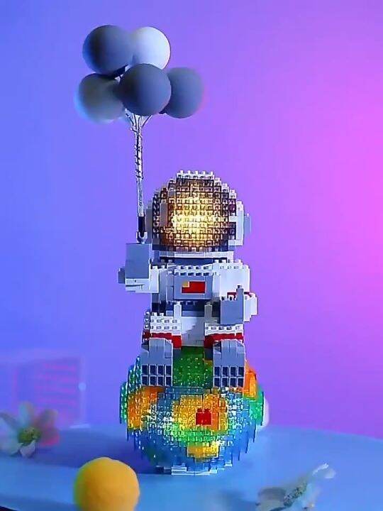 Mini Micro Rocket Building Blocks Space Moon Toy | Lazada PH