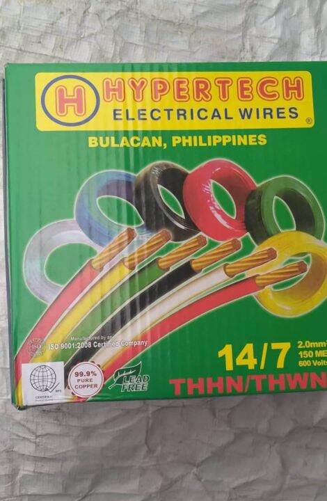 HYPERTECH WIRE THHN # 14, # 12. | Lazada PH