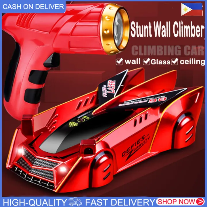 Stunt Chasing Light Climbing Wall Infrared Sensing Laser Car Remote ...
