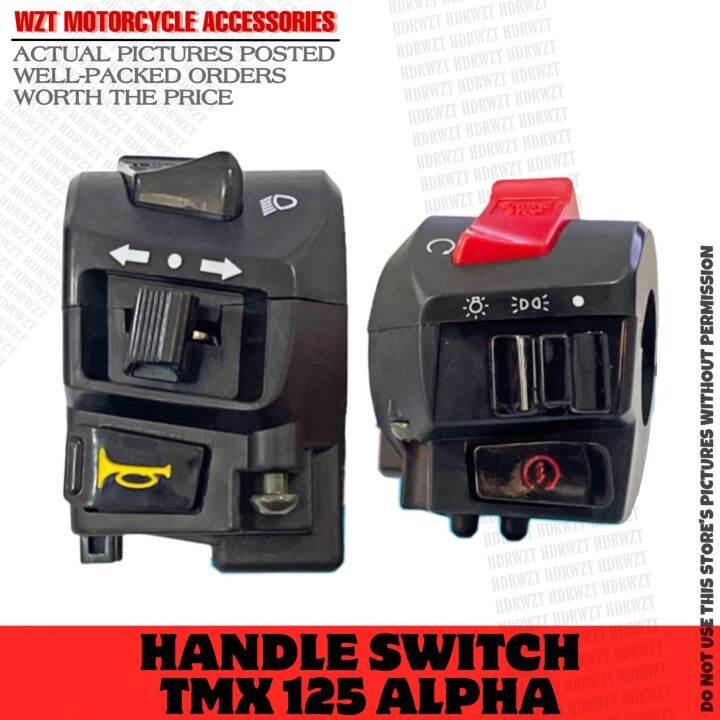 HONDA TMX 125 /TMX125 ALPHA LEFT & RIGHT HANDLE SWITCH MOTORCYCLE JAPAN ...