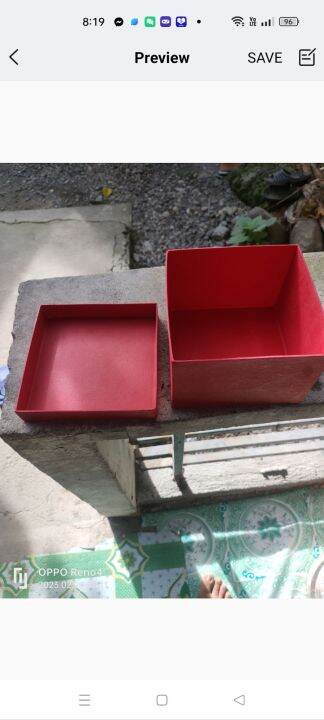 HARD BOX 7X7X5 INCHES | Lazada PH