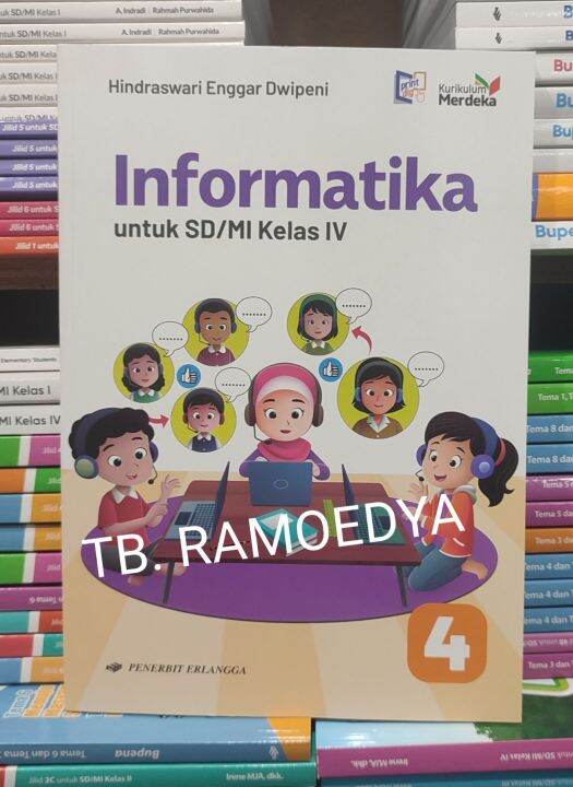 Buku Informatika SD/MI kelas IV Kurikulum Merdeka Erlangga | Lazada Indonesia