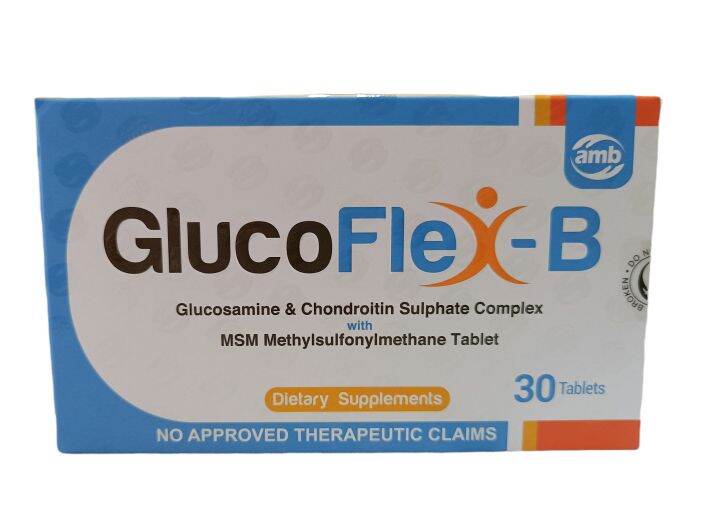 GLUCOFLEX-B GLucosamine & Chondroin Sulphate Complex 30tablets | Lazada PH