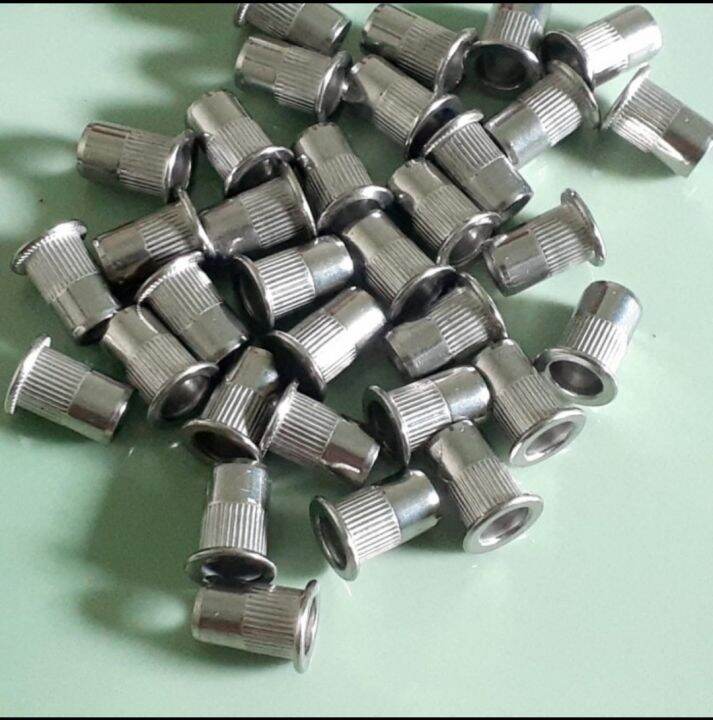 MUR RIVET M6 / NUT RIVET M6 STAINLES STEEL SUS 304 MUR RIVET ANTI KARAT | Lazada Indonesia