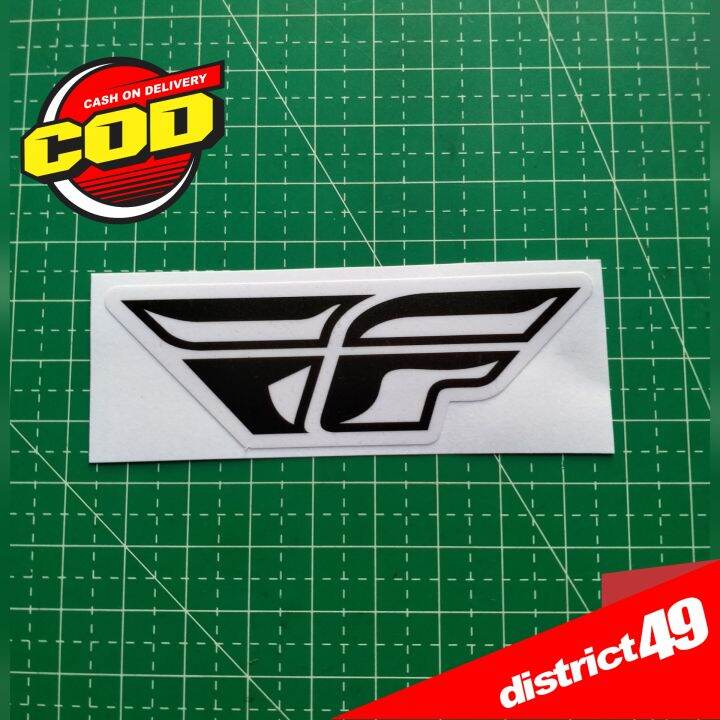 Stiker Print Cut Laminasi Tahan Air - Stiker FLY RACING LOGO - Stiker ...
