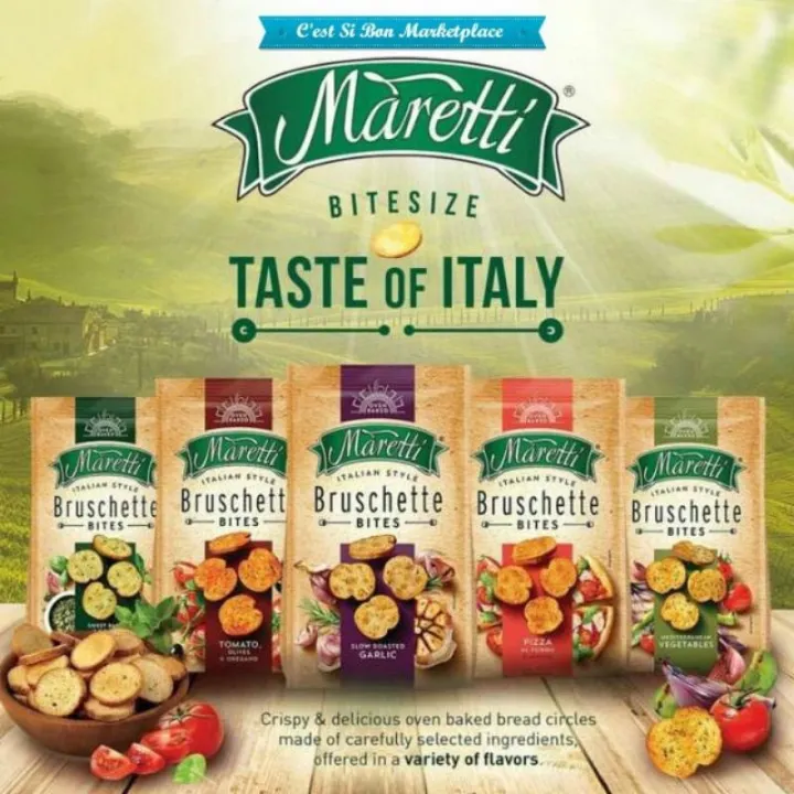 Maretti Oven Baked Bruschette Chips 70g | Lazada.co.th