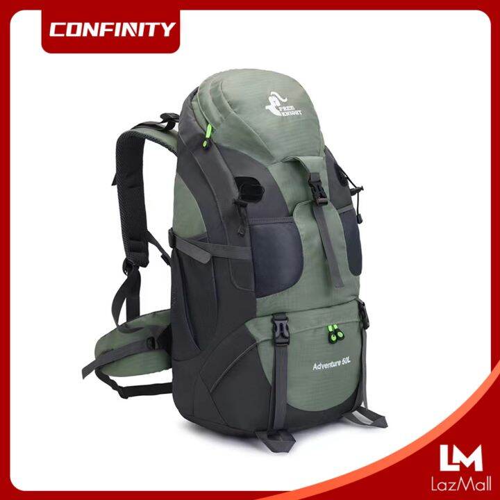 CONFINITY Climbing Backpack 50L Waterproof Outdoor Rucksack Cycling ...
