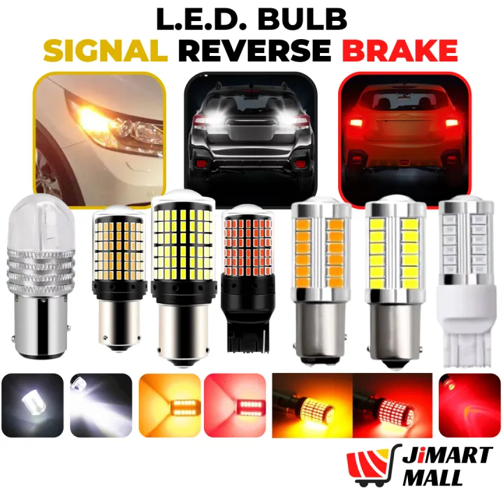 33 LED BULB Car Reverse Signal Brake Ultra Bright Light Lamp Lampu ...
