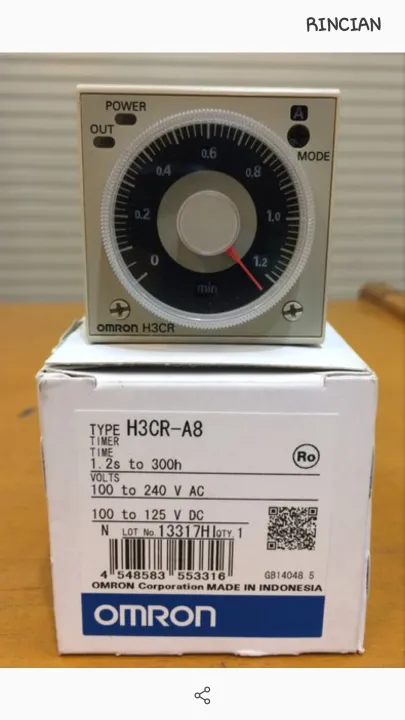 timer omron H3CR A8 220vac made indonesia omron original/TIMER OMRON ...