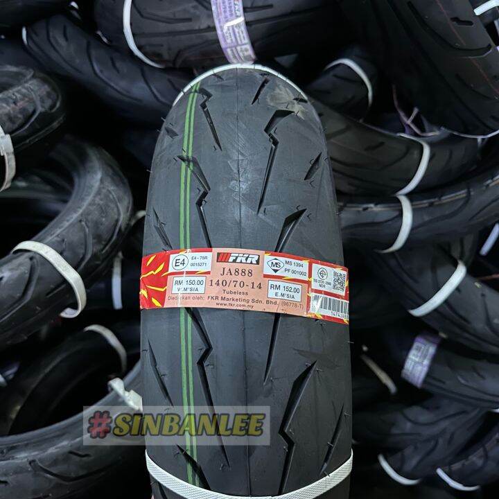 JA888 FKR TUBELESS TAYAR 110/80-14 , 140/70-14 , 110/70-13 , 130/70-13 ...