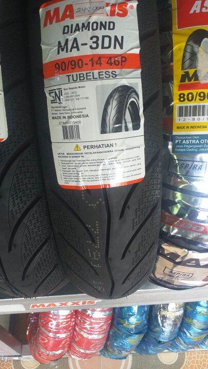 BAN MAXXIS TUBLES UKURAN 90/90 14 | Lazada Indonesia