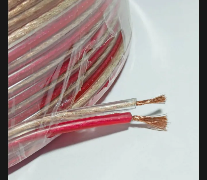 1 meter kabel transparan / Kabel bening 2x80 | Lazada Indonesia