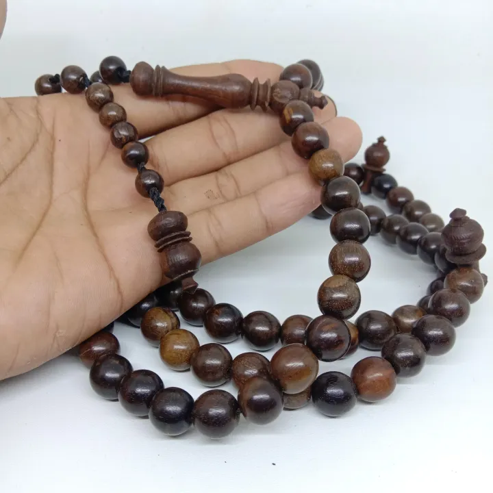 Tasbih kayu gaharu 12mm | tasbih gaharu asli | tasbih 99 | tasbih ...