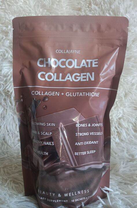 Chocolate Collagen by COLLAJAYNE Authentic Collagen + Glutathione ...