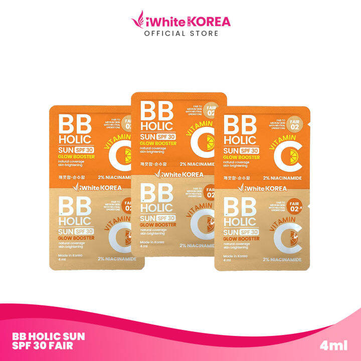 iWhite Korea BB Holic Vitamin C Skin Tint Fair Sachet 4ml x 3pcs ...