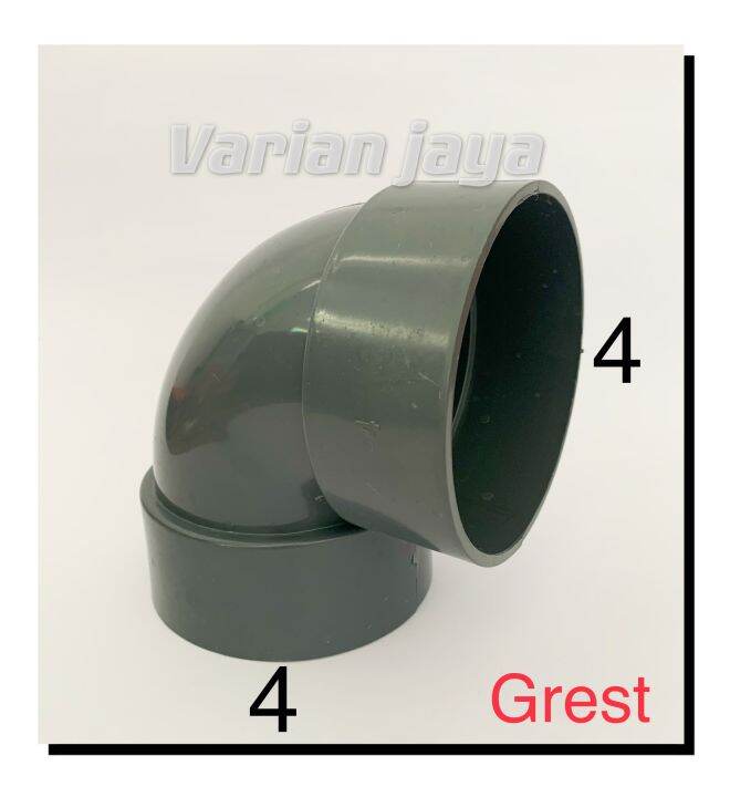 Knee 4 inch D Keni Sambungan L Knie Elbow 4” inci | Lazada Indonesia