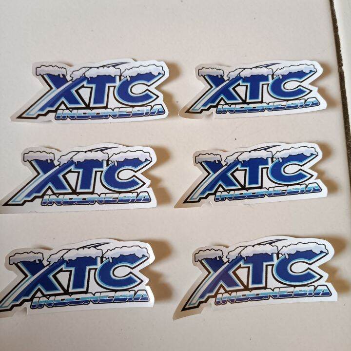 Stiker logo xtc isi enam indonesia isi enam cutting terbaru | Lazada ...
