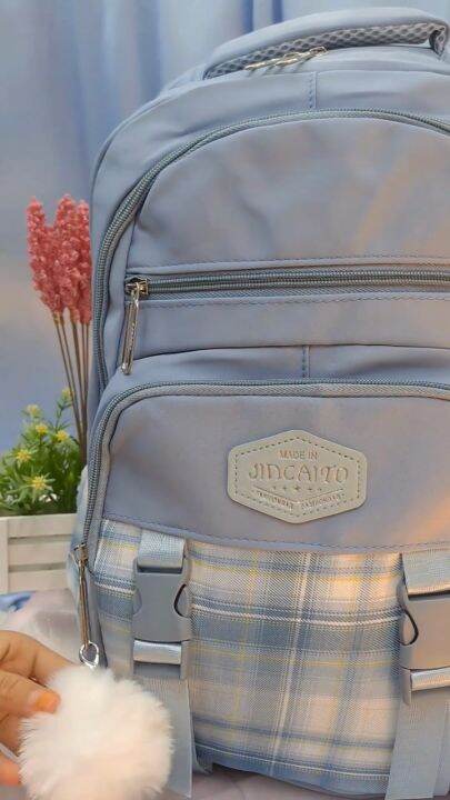 Korea Backpack High Quality Design Petak ( Beg Sekolah / School Bag ...
