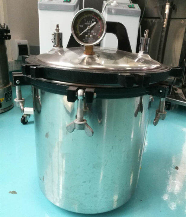 【Manila Stock】18L Stainless Steel Dual Heating Pressure Steam Autoclave ...