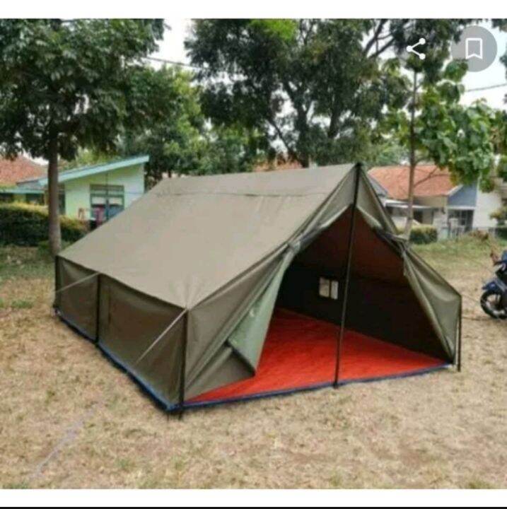 PROMO!! Tenda Regu 3x4 Tenda Pramuka Bahan Full Dinir Fullset dengan ...