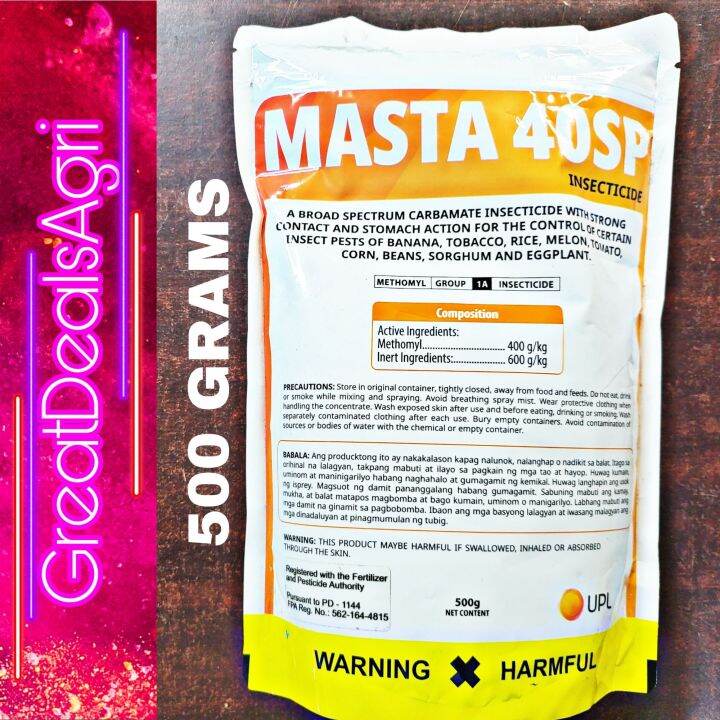 MASTA 40SP INSECTICIDE / LIKE LANNATE (500 GRAMS) UPL | Lazada PH