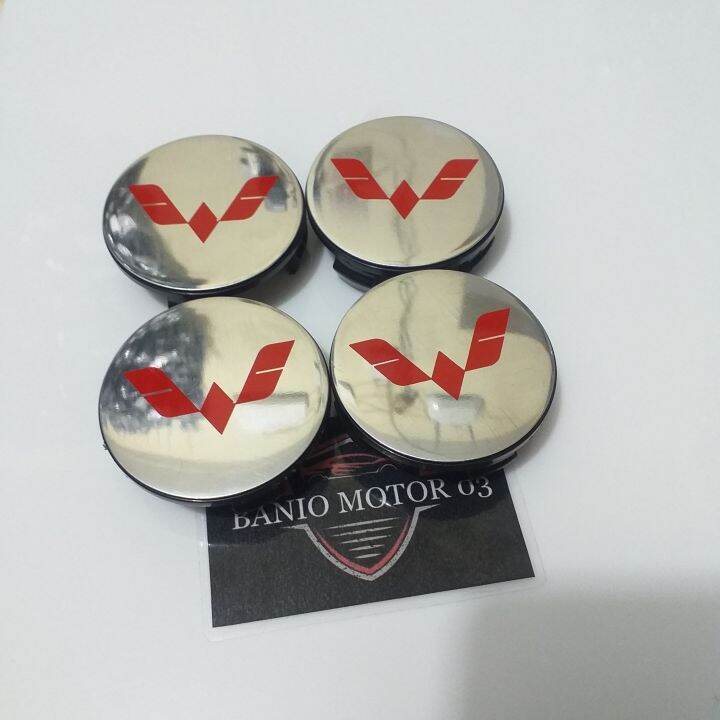 Dop roda tutup velg mobil WULING diameter 6,2cm plat polhis harga 1biji ...