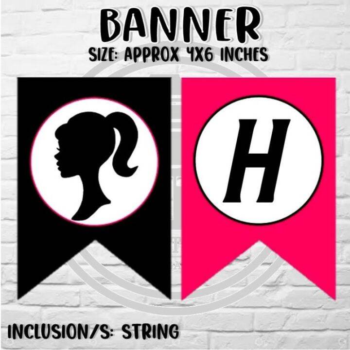 Barbie theme happy birthday banner | Lazada PH