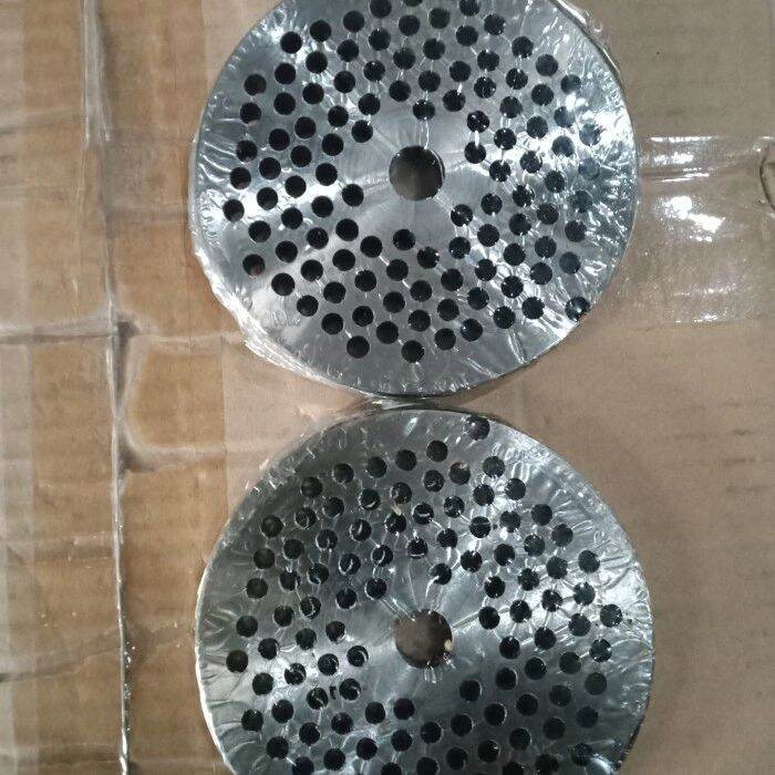 saringan gilingan daging 32 tebal 10mm ukuran lobang 3mm / 4mm / 5mm ...