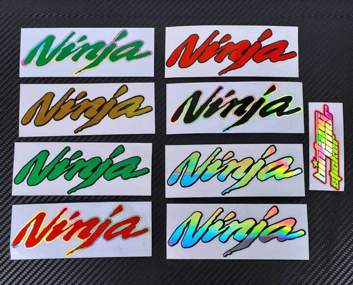 STICKER STIKER TULISAN NINJA CUTTING | Lazada Indonesia