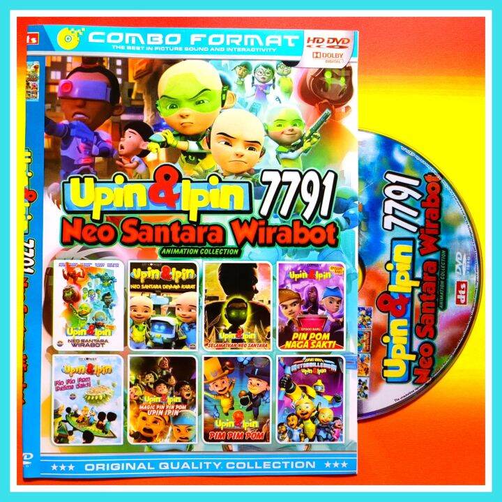 Kaset DVD Kartun Anak Film UPIN IPIN Terbaru Vol. 7791 Neo Santara ...