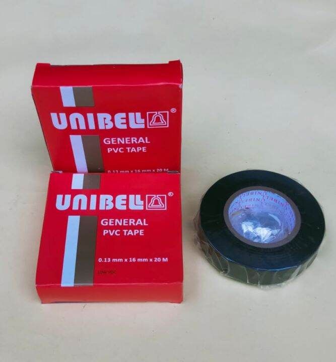 Isolasi Kabel PVC Warna Hitam merk Unibel General | Lazada Indonesia