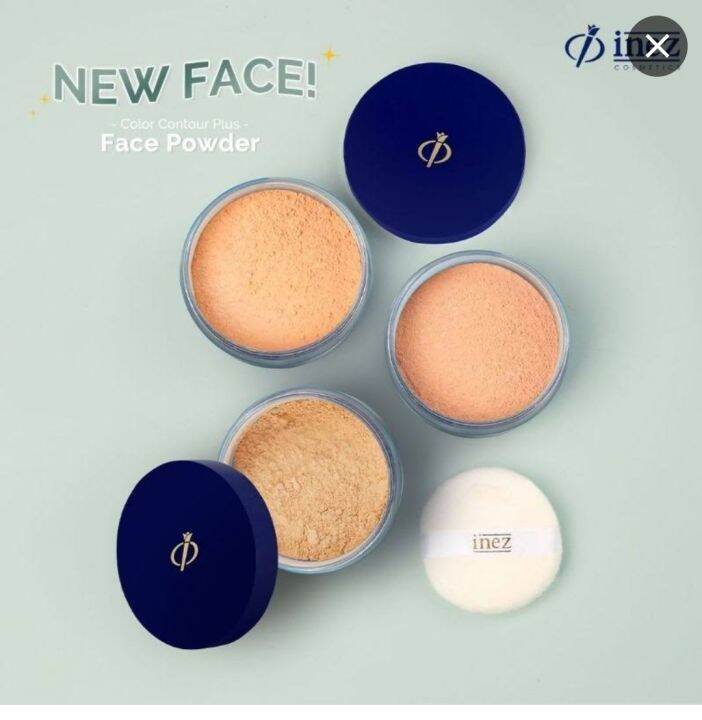 inez color contour plus face powder | Lazada Indonesia