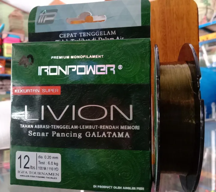 Iron Power LIVION 0.20 mm 12 lbs 6 kg | Lazada Indonesia