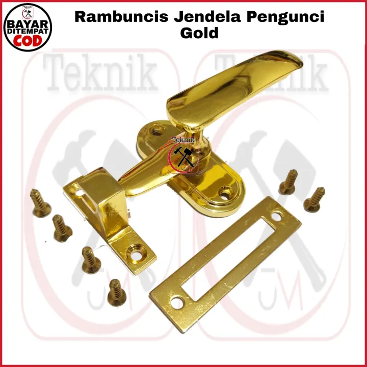 PENGUNCI RAMBUNCIS JENDELA PREMIUM TEBAL - CANTOLAN PENGAIT JENDELA ...